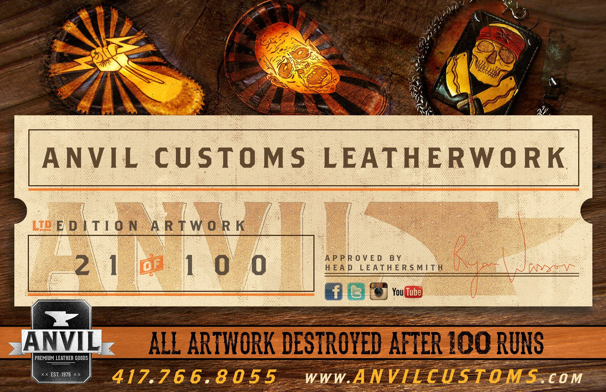 Anvil Customs NEW Website has launched today! New Leather products & P