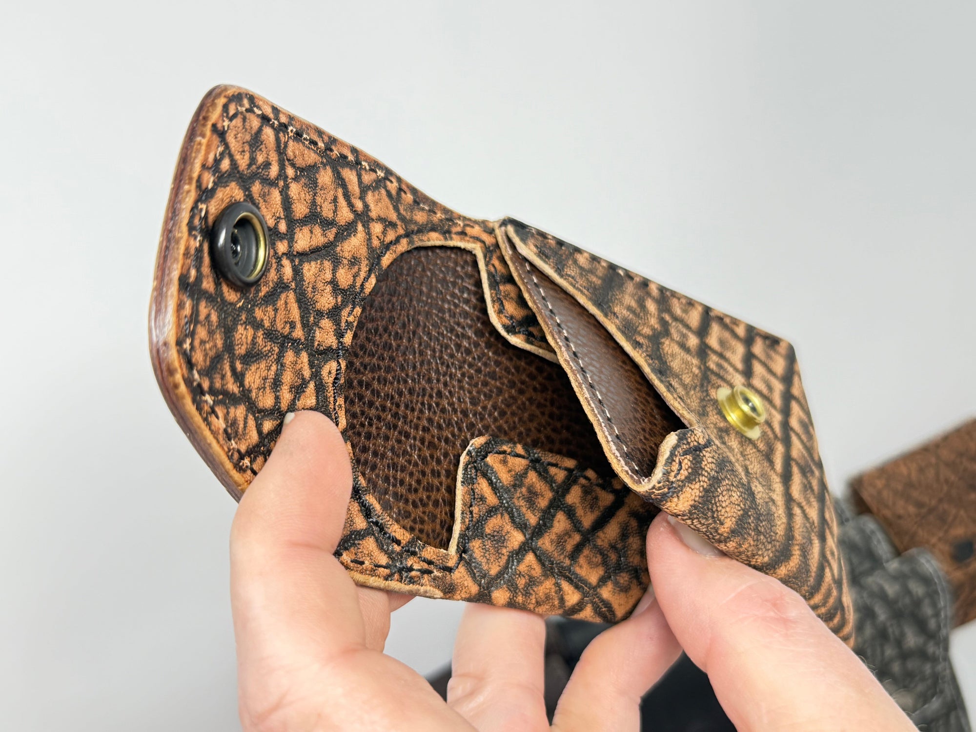 Custom Leather Wallets - Leather Biker Wallets - Anvil Customs