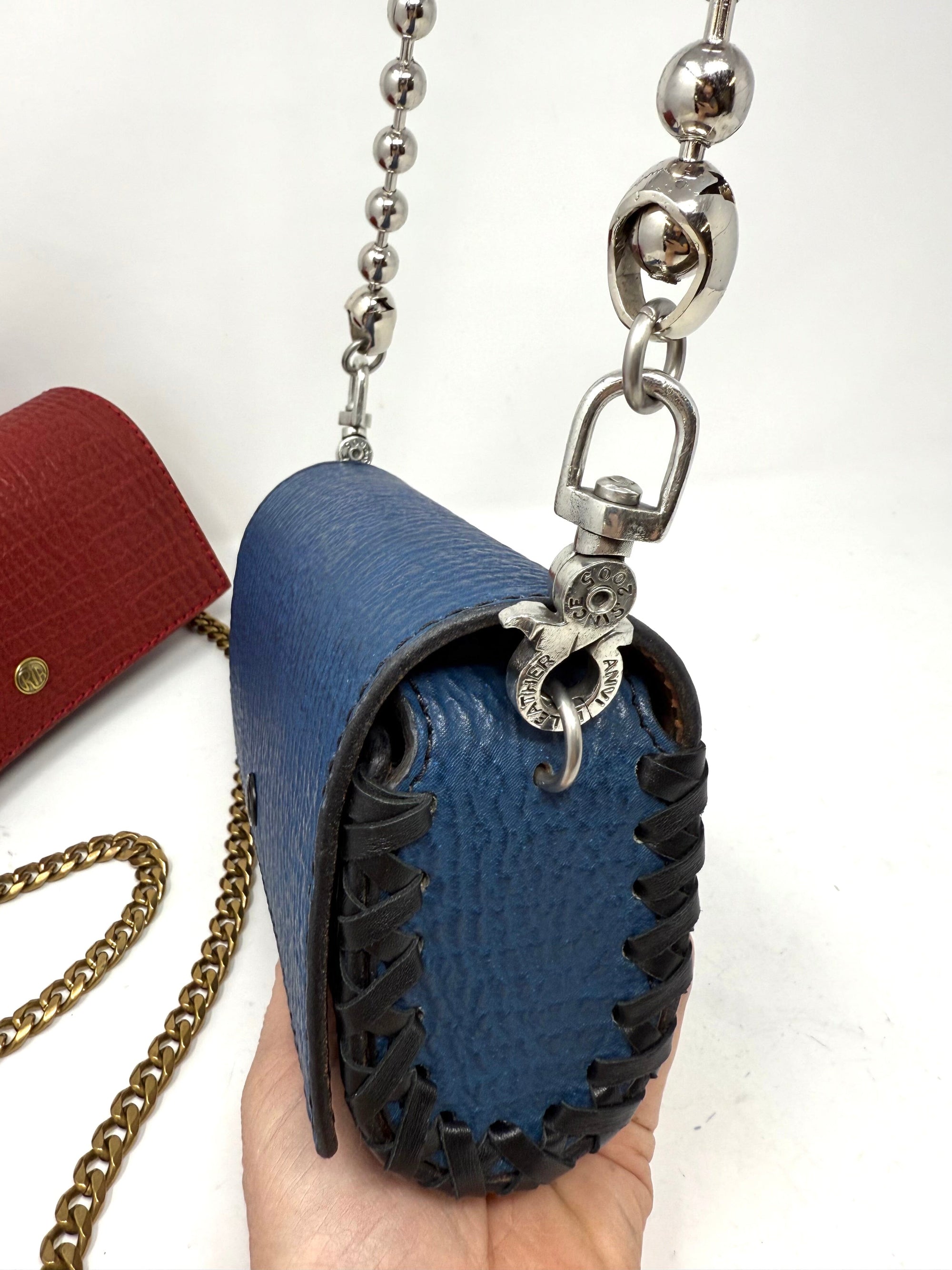 Custom Leather Wallets - Leather Biker Wallets - Anvil Customs