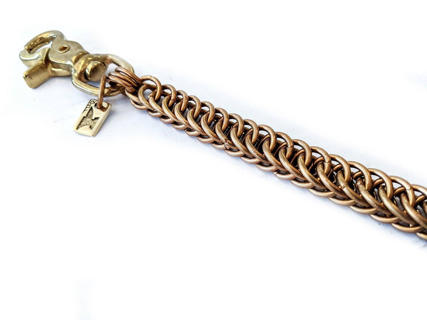 22 Inch Half Persian Chain Mail Wallet Chain - Anvil Customs