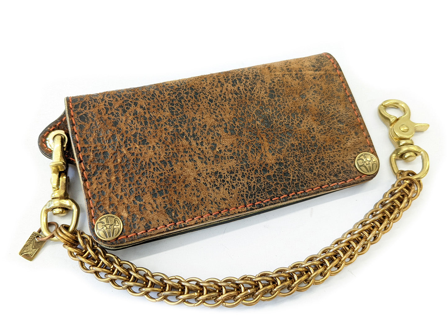 Custom Leather Wallets - Leather Biker Wallets - Anvil Customs