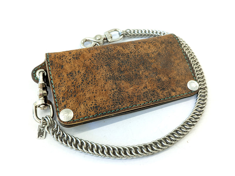 Custom Leather Wallets - Leather Biker Wallets - Anvil Customs